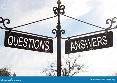 Questions Answers Royalty Free Stock Photo Image