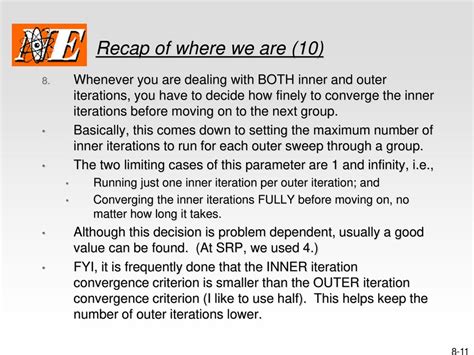 Recap And Iteration Practice Reduction Of B E To 1D 1D Quadratures