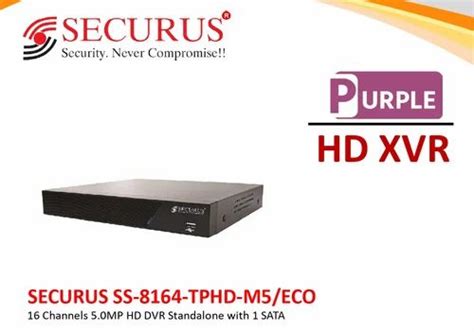 SECURUS SS 8164 TPHD H2 M5 ECO At 12800 Piece CCTV DVR In Jaipur