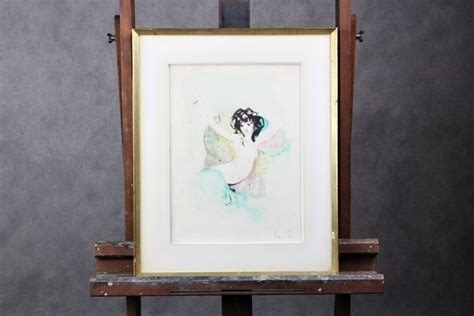 Leonor FINI 1907 1996 d après Nu féminin lithographie signé