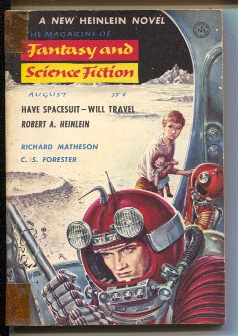 Pulp Magazine Of Fantasy And Science Fiction 81958 Mercury Emsh Cover