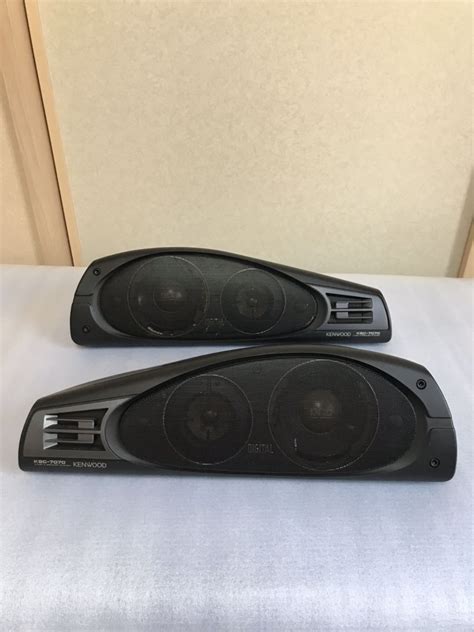 【全体的に状態が悪い】kenwood ケンウッド Ksc 7070 4way Speaker カーオーディオスピーカー 動作未確認 中古
