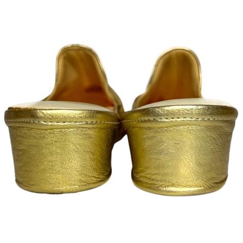 Vintage Daniel Green Glamour Wedge Boudoir Slippers S Gem