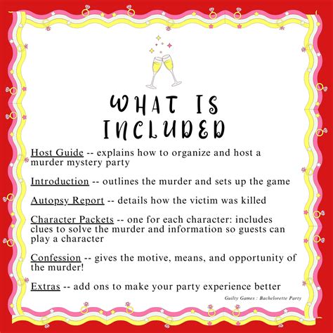 Bachelorette Party Murder Mystery Game Unique Bachelorette Party Game