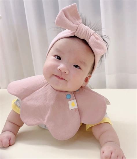 말랑하니 아기턱받이 흡수력 좋은 롤링턱받이 Faet쪽쪽이클립 네이버 블로그