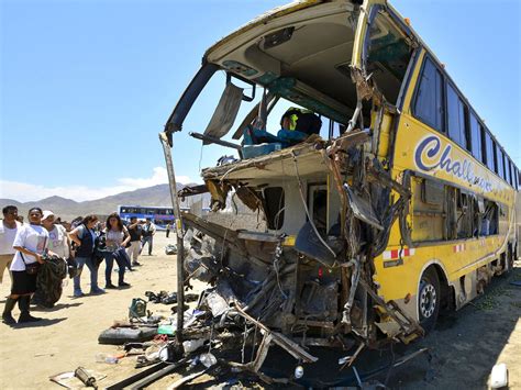 Peru Multi Vehicle Crash Bus Driver May Have Fallen Asleep At Wheel