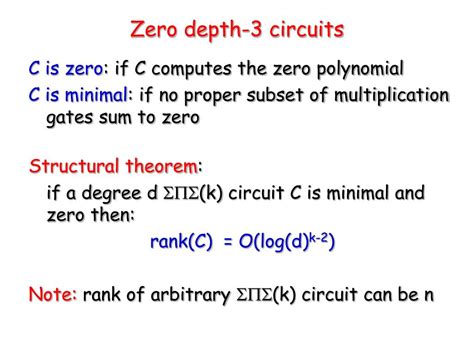 Ppt Reconstruction Of Depth 3 Circuits Powerpoint Presentation Free Download Id3748456