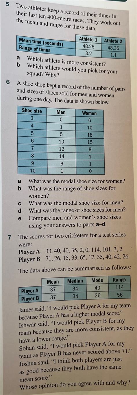 Year 7 Statistics Maths With David