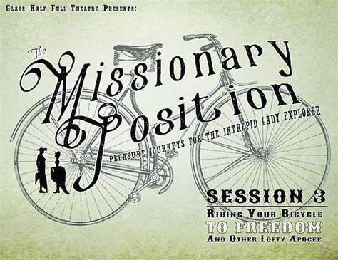 Missionary Position Pleasure Journeys For The Intrepid Lady Explorer