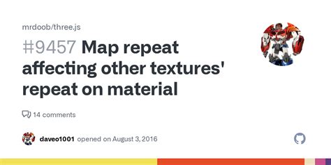 Map Repeat Affecting Other Textures Repeat On Material · Issue 9457