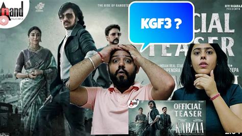 KABZAA 4K Official Teaser Upendra Kichcha Sudeepa Shriya Saran