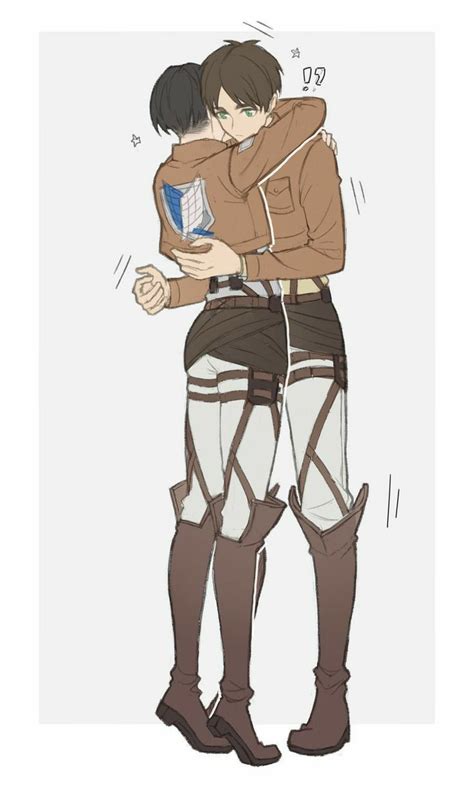 Levi X Eren Ereri Riren Dibujos Animados Bonitos Imagenes De