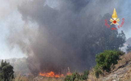 Incendi Paura Per Un Grosso Incendio In Azione Canadair VVF E