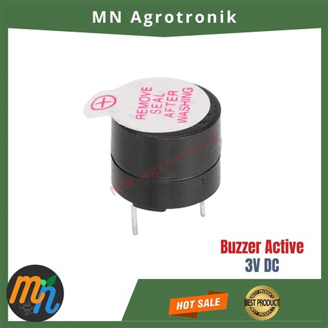 Jual Buzzer Speaker Active 3v 33v 12x95mm For Arduino Uno Mega Mini Esp Nodemcu Dll Shopee
