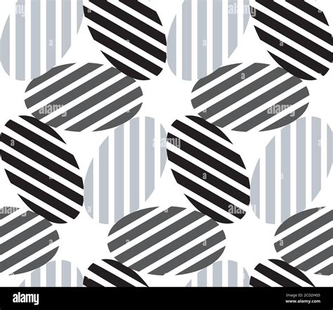 Seamless Texture With Black Segmentsellipse Stock Vector Image And Art