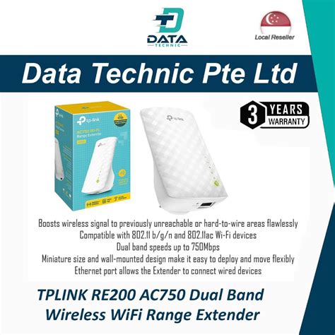 Tplink Re Ac Dual Band Wireless Wifi Range Extender Wifi Booster Wifi Repeater Computers