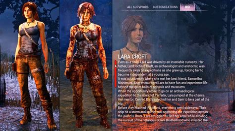 Lara Croft Is Now In Dead By Daylight Dead By Daylight Videos
