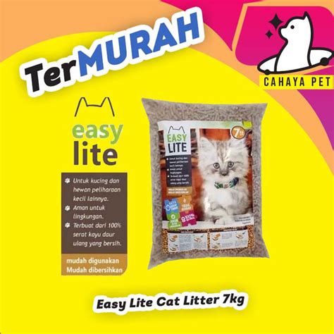 Jual Wood Pelet Easy Lite 7kg Fresh Pack Easy Lite Cat Litter 7kg