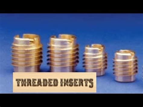 How To Threaded Inserts YouTube