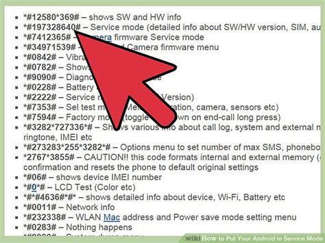 How To Put Your Android In Service Mode Steps With Pictures