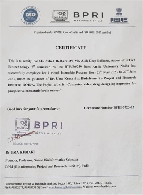 Nehal Balhara On Linkedin Research Summerinternship Internshipcompletion