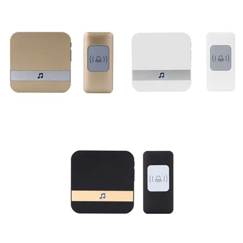 Cacazi A9 지능형 원격 제어 초인종 전자 방수 무선 초인종 스타일 미국 플러그 블랙