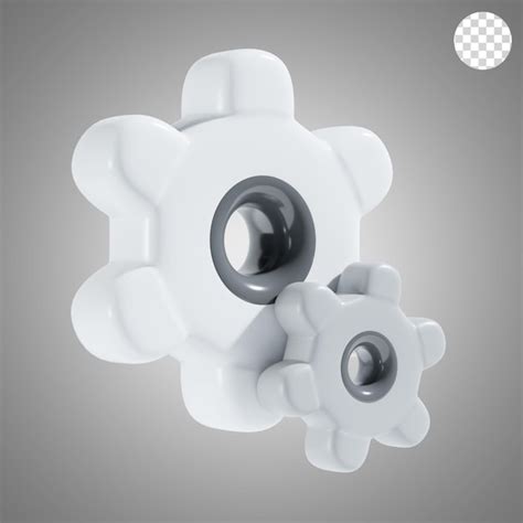 Premium Psd Configuration 3d Icon