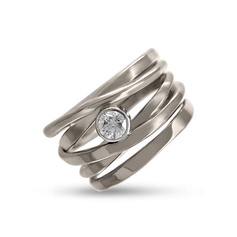 Palladium White Gold Dorothée Rosen Designer Goldsmith