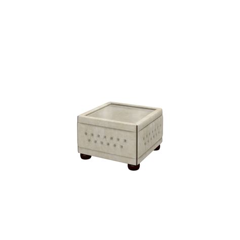 Buttoned Pouffe Table Footstools From Timeless Chesterfields Uk