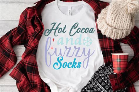 Hot Cocoa And Fuzzy Socks Graphic By Trending Art · Creative Fabrica