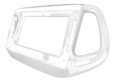 Multimídia Android 10 Polegadas Moldura Jeep Compass E Câmera De Ré Auto Equip