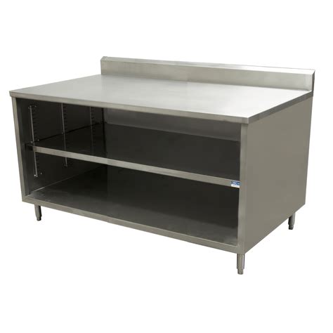 Bk Resources 60 X 30 Inch 304 Stainless Steel Chef Table Cabinet Base