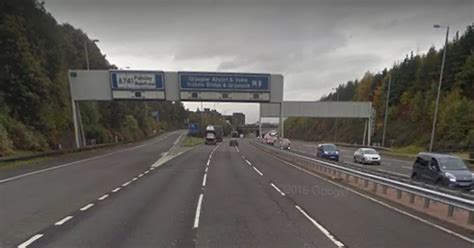 Chaos On The M8 After Accident Near Glasgow Airport Glasgow Live