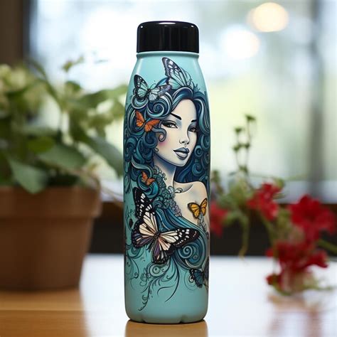 Premium Ai Image Reusable Drinking Water Bottles