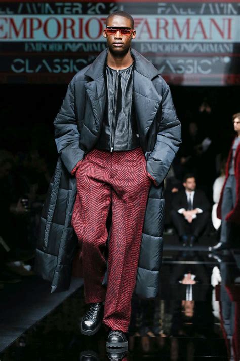 Emporio Armani Menswear Fallwinter 2020 Milan Fashionably Male