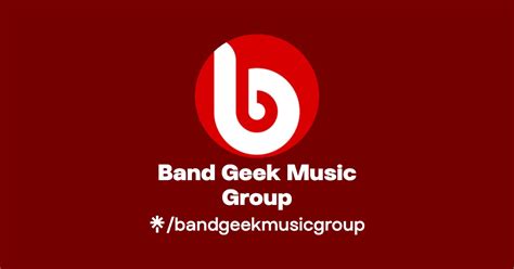 Band Geek Music Group Instagram Facebook Tiktok Linktree