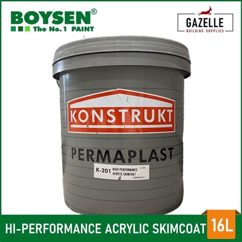 Boysen Konstrukt Permaplas K 201 High Performance Acrylic Skimcoat