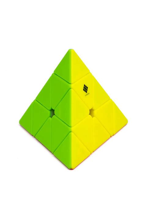 Cubelelo Pyraminx Stickerless Magic Speed Cube Halfpe