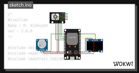 Esp32 Oled Simple Copy Wokwi Esp32 Stm32 Arduino Simulator