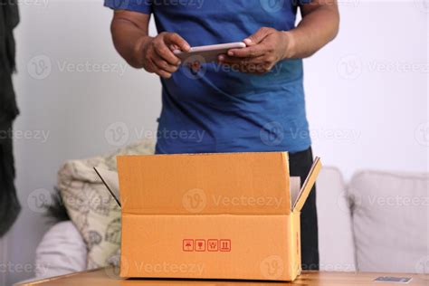 Checking The Mailbox Stock Photo At Vecteezy