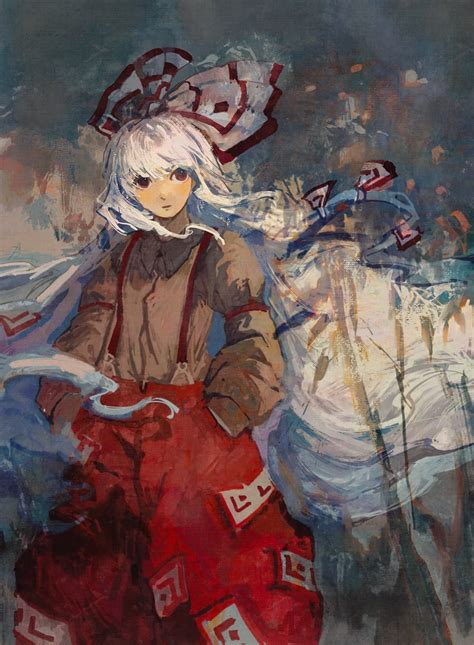Fujiwara No Mokou Touhou Drawn By Ge Dazuo Danbooru