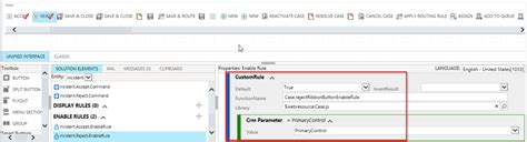 Opening A Custom Page To Capture Entity Details For Case Rejection In Dynamics 365 Ce Ecellors