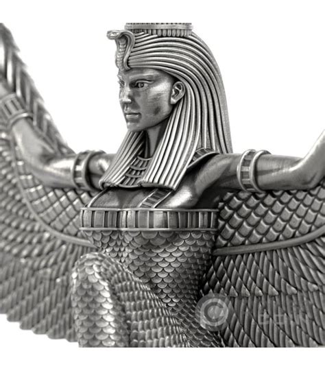 Isis Goddess Of Magic Gods Of Ancient Egypt Statue Argent