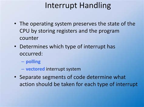 operating system 03 handling of interrupts ppt