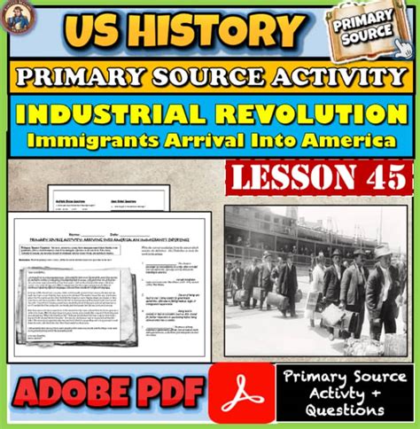 Immigrants Arrival Into America And Workforce Ellis Island Primary