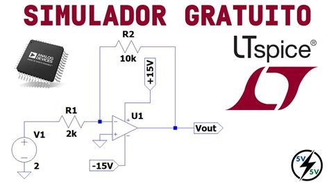 SIMULANDO O Amplificador Inversor No LTSPICE YouTube
