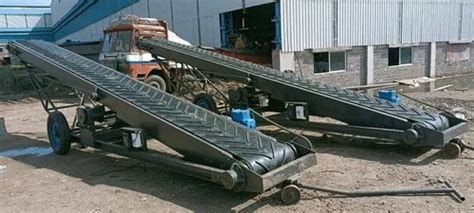 Mild Steel Belt Truck Loading Conveyor For Material Handling Capacity