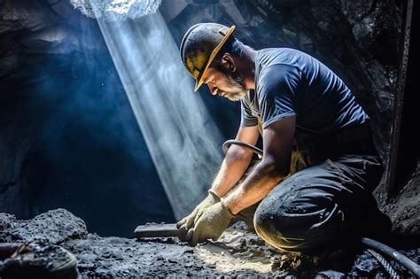 Premium Photo A Man Sits Inside A Cave With A Fire In His Hand