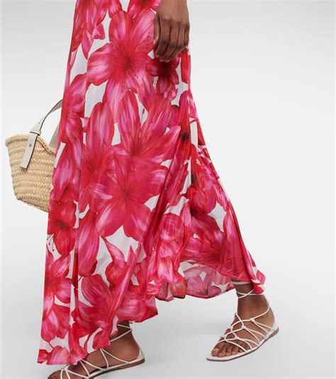 Colette Floral Cutout Maxi Dress In Multicoloured Alexandra Miro