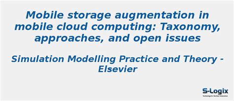mobile storage augmentation in mobile cloud computing s logix